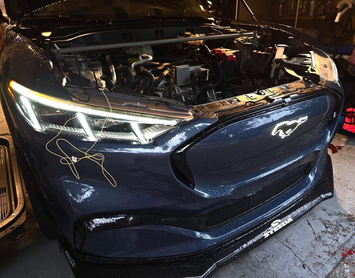 Mustang Mach E Front Lit Pony (Plug-n-play) LED Emblem V2 (Back in sto ...