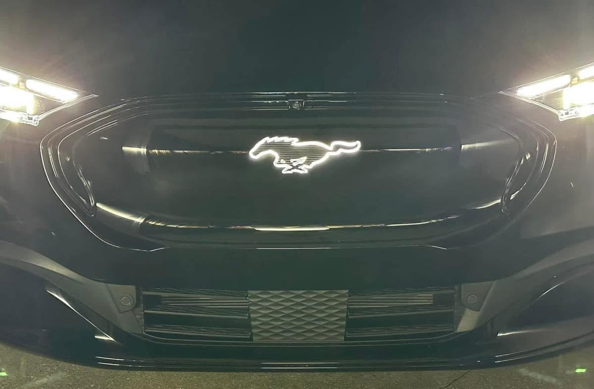 Mustang Mach E Front Lit Pony (Plug-n-play) LED Emblem V2 (Back in sto ...